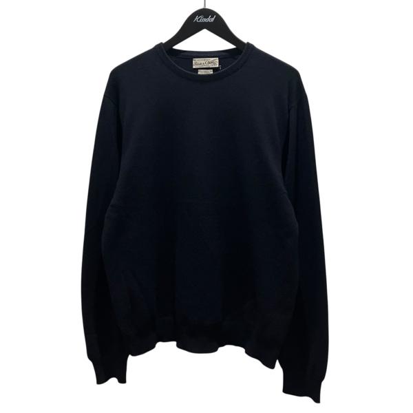 コモリ×スコットアンドチャーターズ COMOLI×Scott ＆ Chartersクルーネックニット Y03-06002【ランク】「中古品・比較的綺麗な商品」【詳細説明】コモリ×スコットアンドチャーターズのクルーネックニット Y03-060...