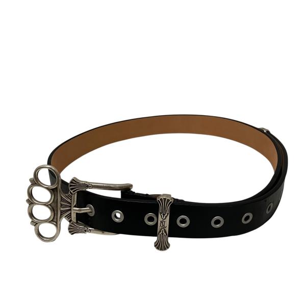 ヌル NULLUSウエスタンレザーベルト【ランク】「中古品・比較的綺麗な商品」【詳細説明】ヌルのウエスタンレザーベルトです。【M/L/U】ユニセックス【詳細サイズ】全長：約114ｃｍ幅　：約3ｃｍホールまで：約93ｃｍ【付属品】なし【ダメー...