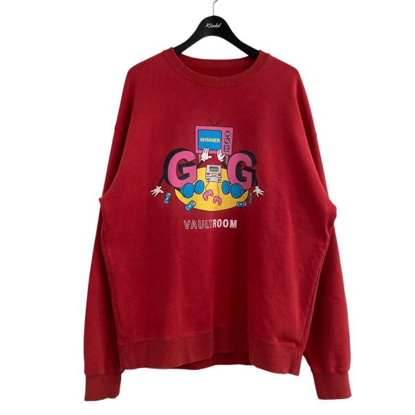 ボルトルーム VAULT ROOMGAME CRASH VINTAGE CREWNECK プリントクルーネックスウェットトレーナー【ランク】「中古品・比較的綺麗な商品」【詳細説明】ボルトルームのGAME CRASH VINTAGE CREW...