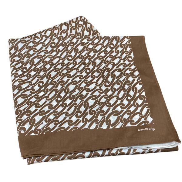 フラテッリルイージ FRATELLI LUIGIスカーフ【ランク】「中古品・比較的綺麗な商品」【詳細説明】フラテッリルイージのスカーフです。【M/L/U】レディース【表記サイズ】-【詳細サイズ】縦幅：約112ｃｍ横幅：約108ｃｍ【付属品】...