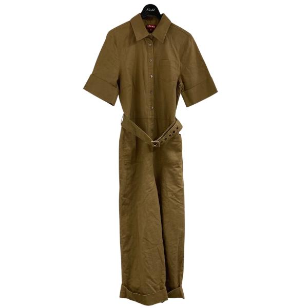 スタウド STAUDオールインワン【ランク】「中古品・比較的綺麗な商品」【詳細説明】スタウドのオールインワンです。【M/L/U】レディース【表記サイズ】M【詳細サイズ】全長　　：約132ｃｍウエスト：約80ｃｍレングス：約62ｃｍもも幅　：...