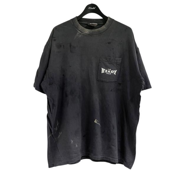 レディメイド READYMADEダメージTシャツ【ランク】「中古品・比較的綺麗な商品」【詳細説明】レディメイドのダメージTシャツ です。【M/L/U】メンズ【表記サイズ】XL【詳細サイズ】着丈：約72ｃｍ肩幅：約58ｃｍ袖丈：約23ｃｍ身幅...