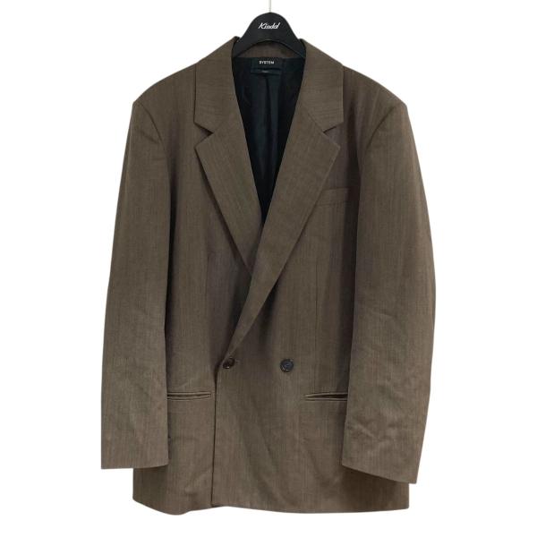 システム SYSTEM23SS オーバーサイズダブルテーラードジャケット SH2F1WJCT01MP SG OVERSIZED DOUBLE JACKET【ランク】「中古品・比較的綺麗な商品」【詳細説明】システムの23SS オーバーサイズダ...