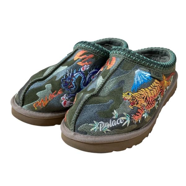 アグ×パレス UGG×PALACE「Tasman Slipper Burnt Camo ?Olive”」 刺しゅうスリッパ 1172070【ランク】「中古品・比較的綺麗な商品」【詳細説明】アグ×パレスの「Tasman Slipper Bur...