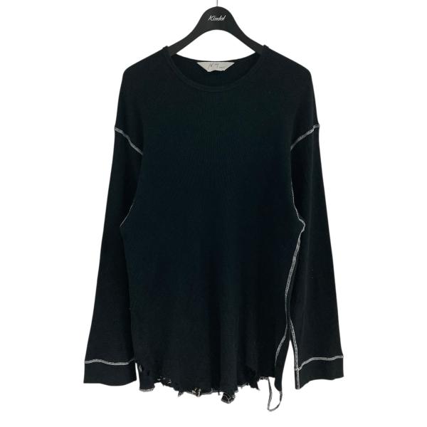 アンセルム ANCELLMダメージワッフルクルーロングスリーブTシャツ【ランク】「中古品・比較的綺麗な商品」【詳細説明】アンセルムのダメージワッフルクルーロングスリーブTシャツです。【M/L/U】メンズ【表記サイズ】2【詳細サイズ】着丈：約...