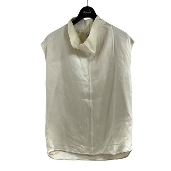 トーテム totemeノースリーブトップ【ランク】「中古品・比較的綺麗な商品」【詳細説明】トーテムのノースリーブトップです。【M/L/U】レディース【表記サイズ】34【詳細サイズ】着丈：約65ｃｍ肩幅：約44ｃｍ身幅：約51ｃｍ裾幅：約49...