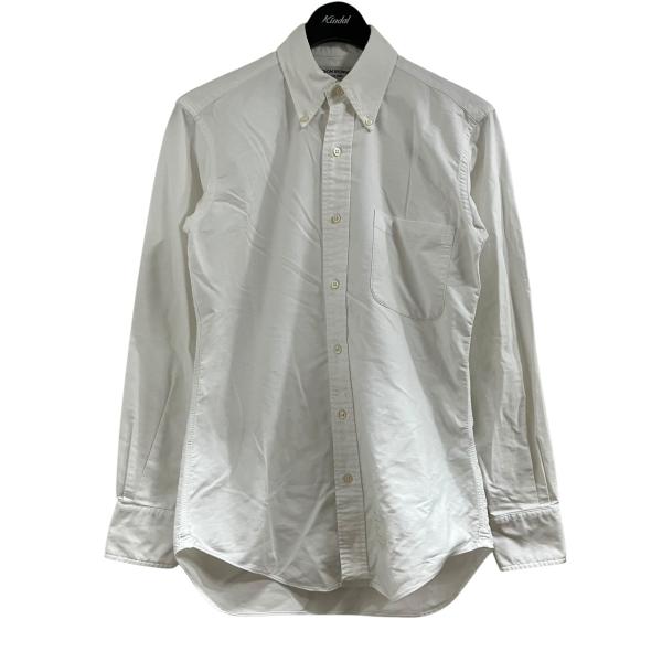 トム・ブラウン Thom Browneレギュラーシャツ【ランク】「中古品・汚れ、ダメージのある商品」【詳細説明】トム・ブラウンのレギュラーシャツ です。【M/L/U】メンズ【表記サイズ】1【詳細サイズ】着丈：約74ｃｍ肩幅：約43ｃｍ袖丈：...