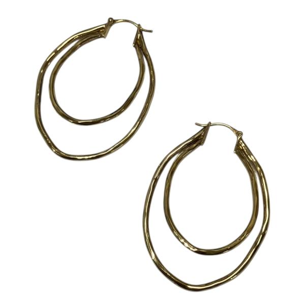 ララガン R．ALAGANデザイン ピアス【ランク】「中古品・比較的綺麗な商品」【詳細説明】ララガンのデザイン ピアスです。【M/L/U】レディース【表記サイズ】-【詳細サイズ】縦幅：約5．0ｃｍ横幅：約3．5ｃｍ【付属品】なし【ダメージ】...