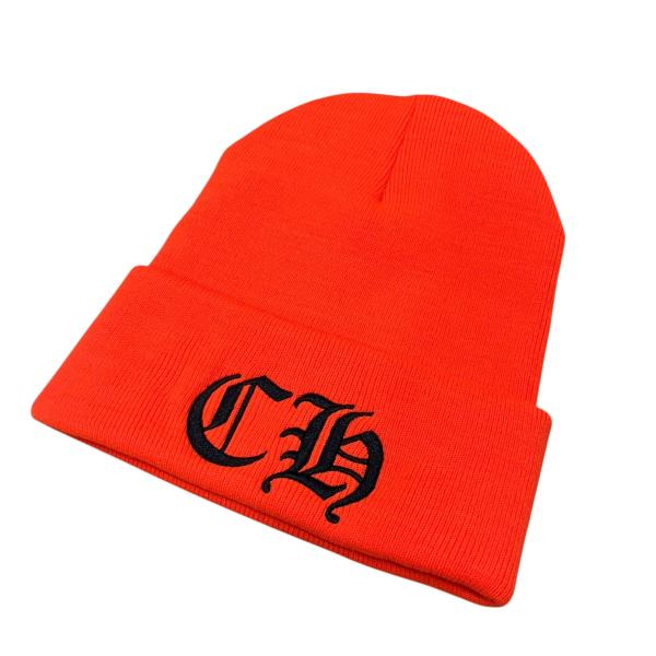 クロムハーツ CHROME HEARTSCHロゴ刺繍ニット帽【ランク】「中古品・比較的綺麗な商品」【詳細説明】クロムハーツのCHロゴ刺繍ニット帽です。【M/L/U】メンズ【表記サイズ】one【詳細サイズ】全長：約23ｃｍ頭囲：約45ｃｍ【付...