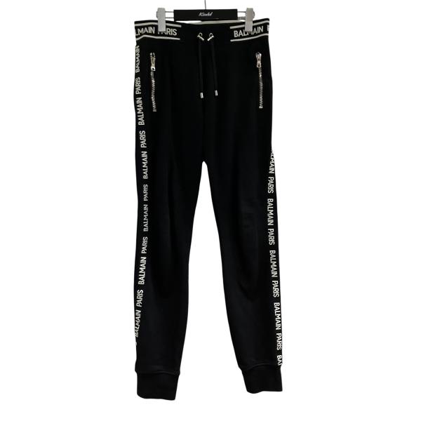 バルマン BALMAINテープロゴジョガーパンツ【ランク】「中古品・汚れ、ダメージのある商品」【詳細説明】バルマンのテープロゴジョガーパンツ です。【M/L/U】メンズ【表記サイズ】S【詳細サイズ】ウエスト：約78ｃｍ股上　　：約33ｃｍレ...