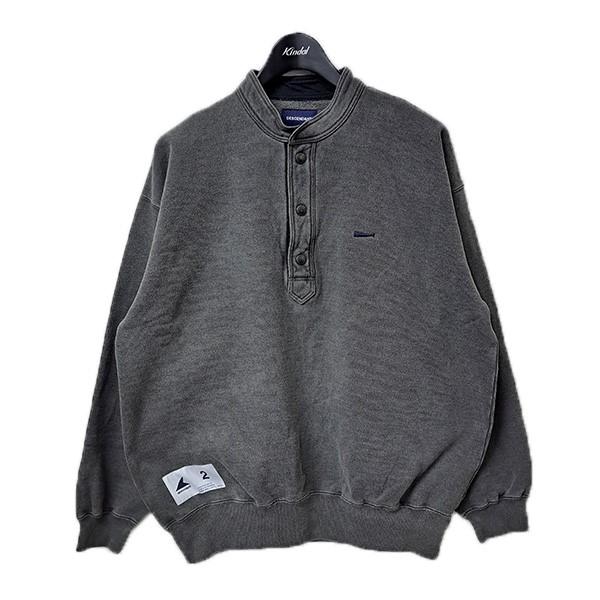 ディセンダント DESCENDANTVOIL HENLEY NECK PIGMENT DYE ヘンリーネックスウェットトレーナー【ランク】「中古品・比較的綺麗な商品」【詳細説明】ディセンダントのVOIL HENLEY NECK PIGMEN...