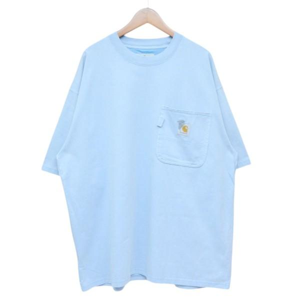 カーハート CarHartt×INVINCIBLE2024AW　S S PIGMENT DYED T-SHIRT　ピグメントダイオーバーサイズＴシャツ　A242063【ランク】「中古品・比較的綺麗な商品」【詳細説明】カーハートの2024AW...