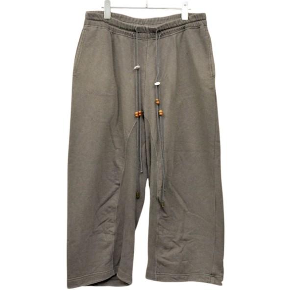 ジェンイェ JIAN YE2022AW　スウェットパンツ　ワイドクロップドパンツ　22AW-SWPT【ランク】「中古品・汚れ、ダメージのある商品」【詳細説明】ジェンイェの2022AW　スウェットパンツ　ワイドクロップドパンツ　22AW-SW...