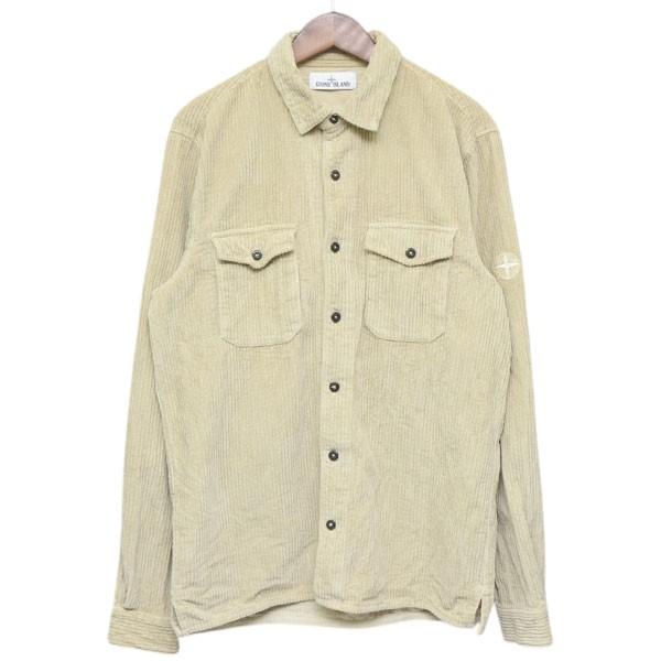 ストーンアイランド STONE ISLANDコーデュロイ長袖シャツ　751512111【ランク】「中古品・比較的綺麗な商品」【詳細説明】ストーンアイランドのコーデュロイ長袖シャツ　751512111です。【M/L/U】メンズ【表記サイズ】L...