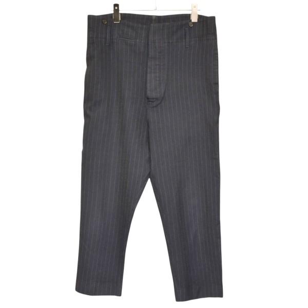 ヘドメイナー×アーバンリサーチ Hed Mayner×URBAN RESEARCH2018AW　ウールストライプスラックス　スラックスパンツ　HMP206-UM84【ランク】「中古品・比較的綺麗な商品」【詳細説明】ヘドメイナー×アーバンリサ...