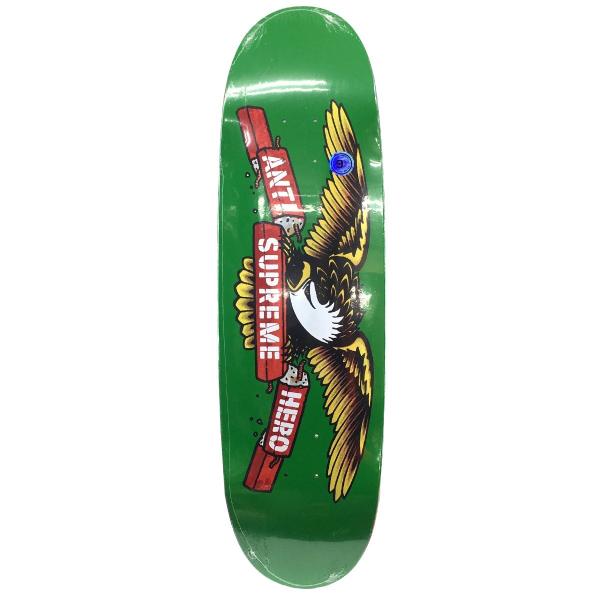 シュプリーム×アンチヒーロー アンタイヒーロー Supreme×ANTI HERO22SS ANTIHERO Curbs Skateboard Green  カーブス ロゴ スケートボード クルーザー ロゴ スケボー スケートボード デッキ...