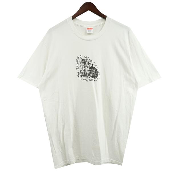 シュプリーム Supreme19SS  Eat Me Tee イートミー Cat キャット ネコ ロゴ Tシャツ【ランク】「中古品・比較的綺麗な商品」【詳細説明】シュプリームの19SS  Eat Me Tee イートミー Cat キャット ...