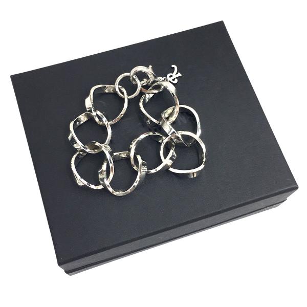 ラフシモンズ RAF SIMONS22SS LINKED RINGS CHAIN BRACELET リンクド リングス チェーン ブレスレット アクセサリー【ランク】「中古品・比較的綺麗な商品」【詳細説明】ラフシモンズの22SS LINKE...