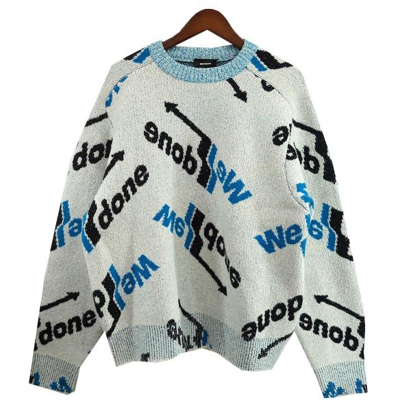 ウェルダン WE11DONE22AW アロー ロゴ ジャガードセーター ニット  セーター【ランク】「中古品・比較的綺麗な商品」【詳細説明】ウェルダンの22AW アロー ロゴ ジャガードセーター ニット  セーターです。【M/L/U】メンズ...