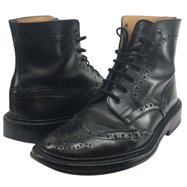 トリッカーズ Tricker’sFULL Brogue DERBY Boot ウィングチップ カントリーブーツ シューズ 靴【ランク】「中古品・汚れ、ダメージのある商品」【詳細説明】トリッカーズのFULL Brogue DERBY Boot...