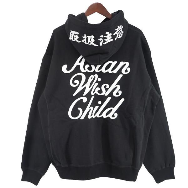 ブラックアイパッチ×エイウィッチ×ヴェルディ THE BLACK EYE PATCH×Awich×VERDY×VERDY／Awich Asian Wish Child Hoodie トリプルコラボ 取扱注意 ロゴ グラフィック プルオーバー...