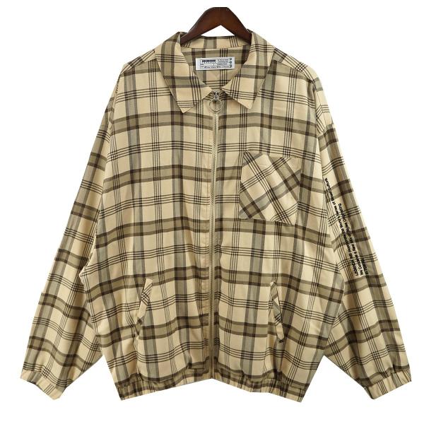 レジェンダ LEGENDAOver Sized TR Check Blouson オーバーサイズ チェック シャツジャケット ブルゾン【ランク】「中古品・比較的綺麗な商品」【詳細説明】レジェンダのOver Sized TR Check Bl...