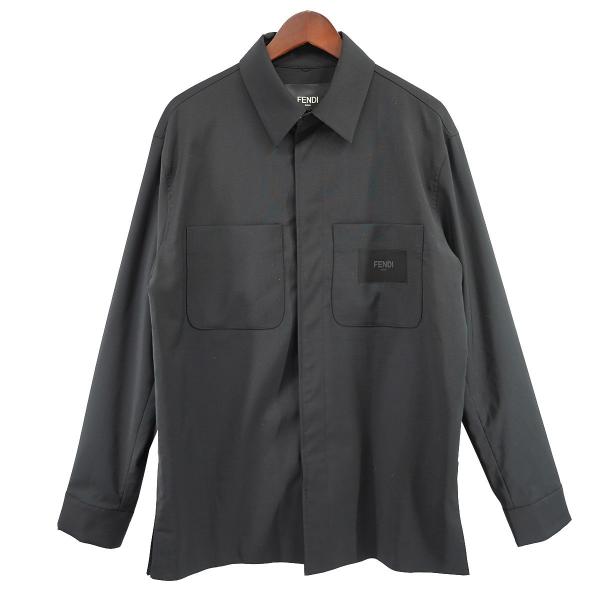 フェンディ FENDI24SS GIACCA JACKET ロゴパッチ シャツジャケット【ランク】「中古品・比較的綺麗な商品」【詳細説明】フェンディの24SS GIACCA JACKET ロゴパッチ シャツジャケットです。【M/L/U】メン...
