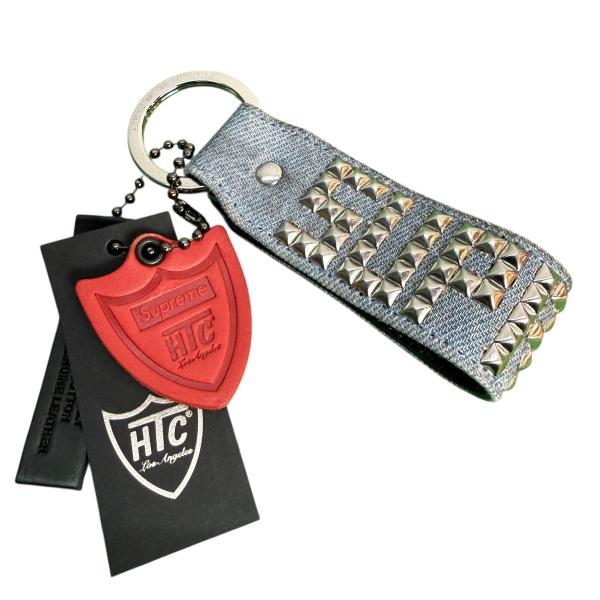 シュプリーム×ハリウッドトレーディングカンパニー Supreme×Hollywood Trading Company／HTC23SS／ Studded Keychain スタッズキーチェーン DenimカラーMade in Italy【ラン...