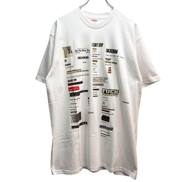 シュプリーム Supreme18AW／ Cutouts Tee ／カットアウトTシャツ【ランク】「新古品・タグ付きや未使用に近いUSED品」【詳細説明】シュプリームの18AW／ Cutouts Tee ／カットアウトTシャツです。【M/L/...