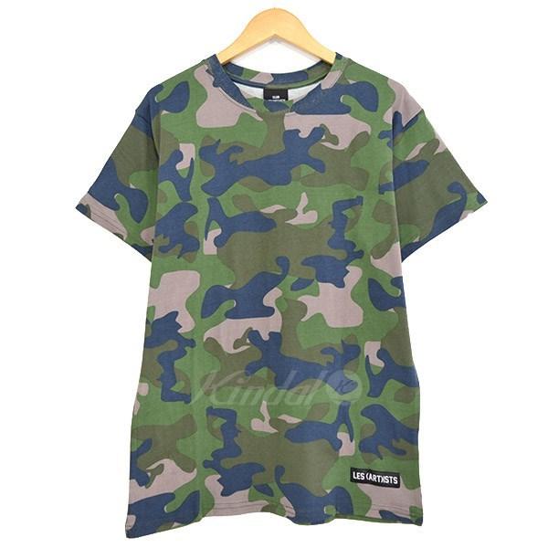 【サイズ：S】 【状態：Aランク】  レスアーティストのKANYE 77 ナンバリングTシャツ カモフラです。