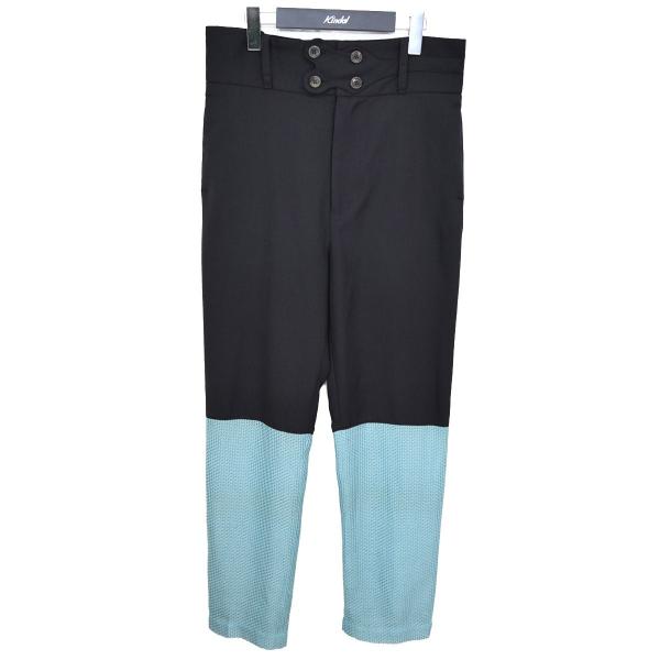 RANDY Personal  2 tone pants 切替パンツ 2020SS 【色：ブラック×ライトブルー】 【サイズ：2】 【状態：Bランク】  ランディの2020SS Personal  2 tone pants 切替パンツです。