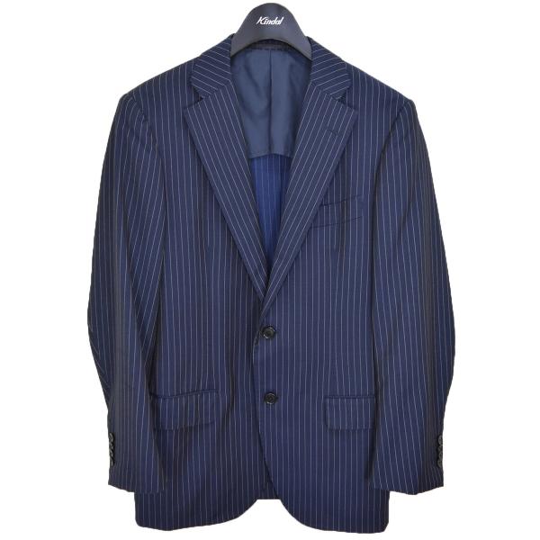 トゥモローランド TOMORROW LANDストライプ 2ボタンジャケット COLOMBO super130’S【ランク】「中古品・比較的綺麗な商品」【詳細説明】トゥモローランドのストライプ 2ボタンジャケット COLOMBO super1...