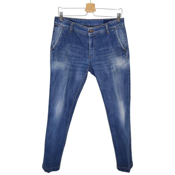 アントレアミ ENTRE AMISテーパードストレッチデニムスラックス【ランク】「中古品・比較的綺麗な商品」【詳細説明】アントレアミのテーパードストレッチデニムスラックスです。【M/L/U】メンズ【表記サイズ】31【詳細サイズ】ウエスト：約...