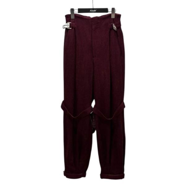 フミカウチダ FUMIKA UCHIDAMOLE DOBBY BELTED SLACKS FU-K-PT004【ランク】「中古品・比較的綺麗な商品」【詳細説明】フミカウチダのMOLE DOBBY BELTED SLACKS FU-K-PT0...