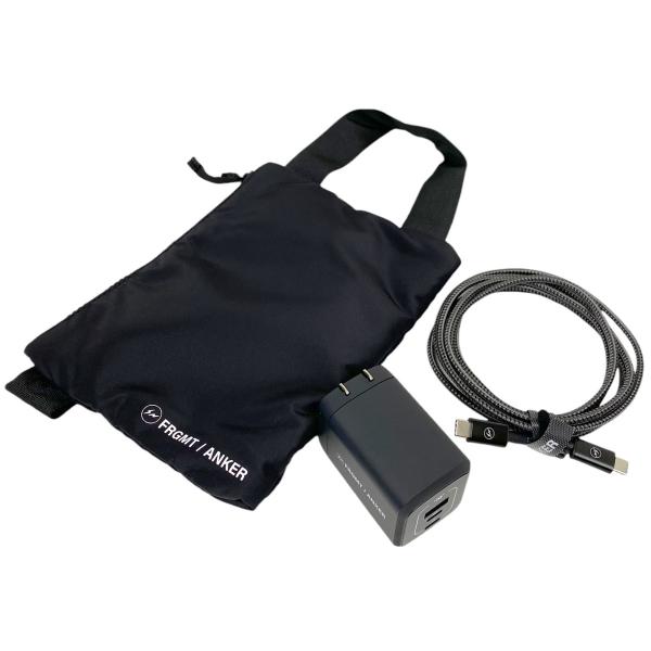 フラグメントデザイン 藤原ヒロシ アンカー ラミダス FRAGMENT DESIGN(Hiroshi Fujiwara)Anker RAMIDUS24SS Prime Wall Charger Anker 最大100W出力ポーチ付USB急速...