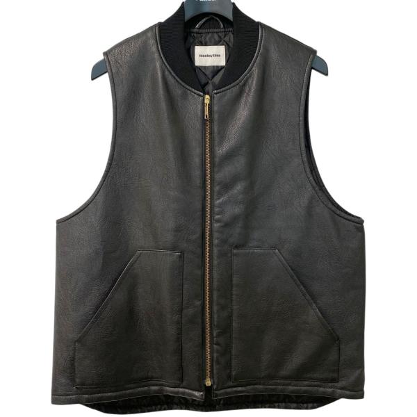 モンキータイム MONKEY TIMEFAUX LTHR ZIP VESTフェイクレザーベスト【ランク】「中古品・比較的綺麗な商品」【詳細説明】モンキータイムのFAUX LTHR ZIP VESTフェイクレザーベストです。【M/L/U】メン...