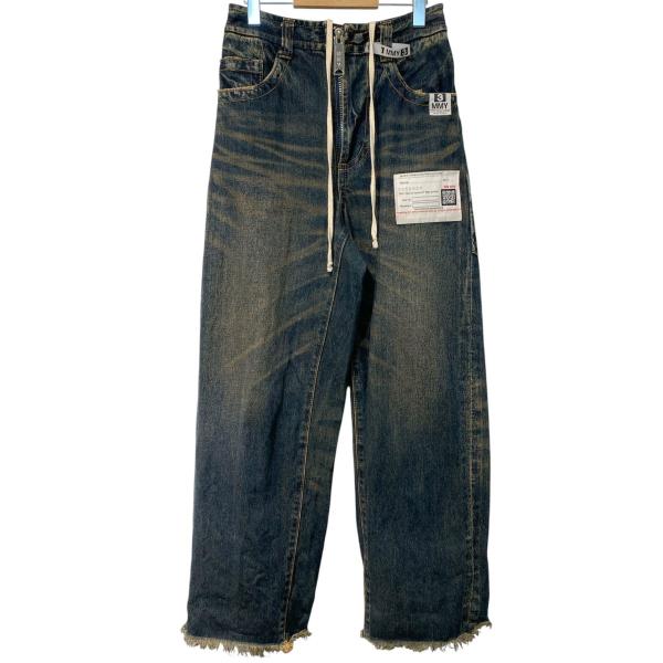 メゾンミハラヤスヒロ Maison MIHARA YASUHIRO24AW Partly Huge Design Pants Vintageヴィンテージカットオフ加工バギーデニムパンツ【ランク】「中古品・汚れ、ダメージのある商品」【詳細説明...