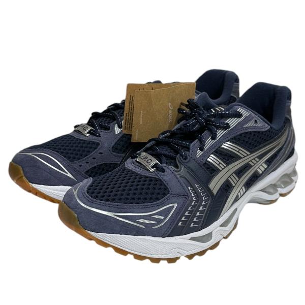アシックス×アーペーセー asics×A．P．C．25SS GEL-KAYANO 14 MID NIGHT／INDIGO FOG ゲルカヤノスニーカー 1203A926-400【ランク】「新古品・タグ付きや未使用に近いUSED品」【詳細説明...