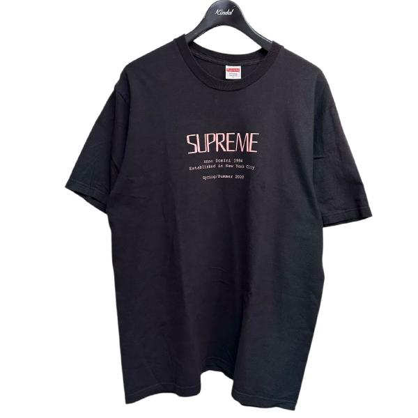 シュプリーム SupremeAnno Domini Tee ロゴプリントTシャツ【ランク】「中古品・比較的綺麗な商品」【詳細説明】シュプリームのAnno Domini Tee ロゴプリントTシャツです。【M/L/U】メンズ【表記サイズ】L【...