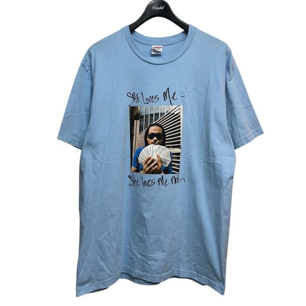 シュプリーム Supreme25SS Max B Tee Powder Blue フォトプリントTシャツ【ランク】「中古品・比較的綺麗な商品」【詳細説明】シュプリームの25SS Max B Tee Powder Blue フォトプリントTシ...