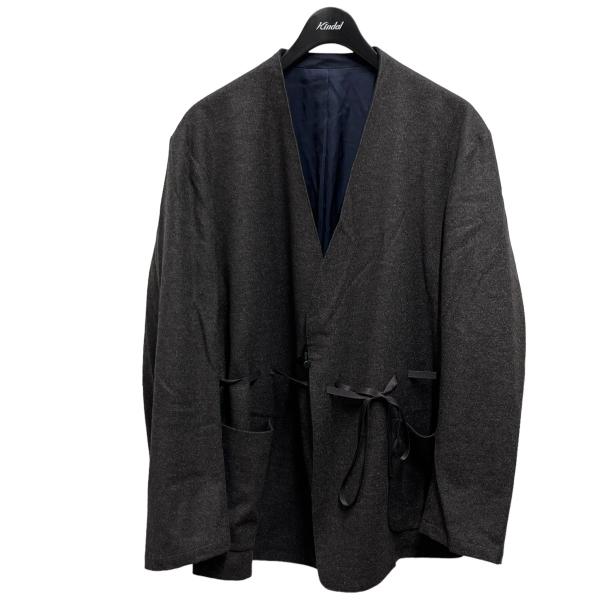 アン アンビエント un／unbientCOLLARLESS JACKET【ランク】「中古品・比較的綺麗な商品」【詳細説明】アン アンビエントのCOLLARLESS JACKETです。【M/L/U】メンズ【表記サイズ】2【詳細サイズ】着丈：...