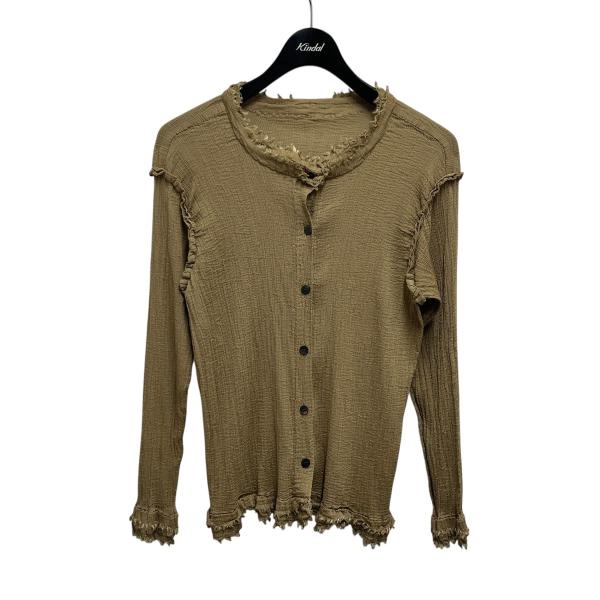 ミーイッセイミヤケ me ISSEY MIYAKENOTCHED SEE-THROUGH CREPE カーディガン MI31FO953【ランク】「中古品・比較的綺麗な商品」【詳細説明】ミーイッセイミヤケのNOTCHED SEE-THROUG...