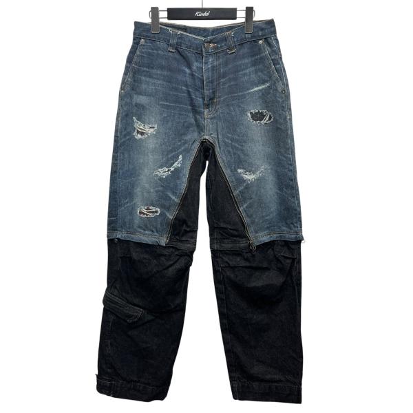 ザラ×アンダースンベル ZARA×ANDERSSON BELLレイヤードデニムパンツ【ランク】「中古品・比較的綺麗な商品」【詳細説明】ザラ×アンダースンベルのレイヤードデニムパンツです。【M/L/U】レディース【表記サイズ】36【詳細サイズ...