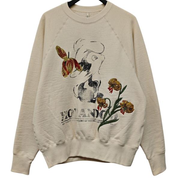 コッキ KHOKI2024AW Vintage finished sweatshirt 24fw-t-04【ランク】「中古品・比較的綺麗な商品」【詳細説明】コッキの2024AW Vintage finished sweatshirt 24f...