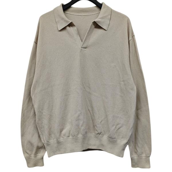 クレプスキュール crepusculeMoss Stitch Skipper ポロシャツ 2303-003【ランク】「中古品・比較的綺麗な商品」【詳細説明】クレプスキュールのMoss Stitch Skipper ポロシャツ 2303-00...