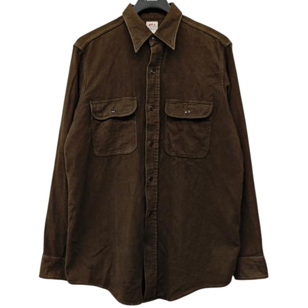 アナトミカ ANATOMICABIG A SHIRT シャモア生地シャツ【ランク】「中古品・比較的綺麗な商品」【詳細説明】アナトミカのBIG A SHIRT シャモア生地シャツです。【M/L/U】メンズ【表記サイズ】16H【詳細サイズ】着丈...