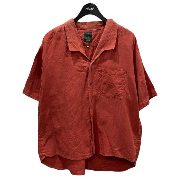 ゴーシュ ザ メリーコーチマン Gorsch the merry coachman24SS オープンカラー半袖リネンシャツ 12-1ST-SH01【ランク】「中古品・汚れ、ダメージのある商品」【詳細説明】ゴーシュ ザ メリーコーチマンの24...