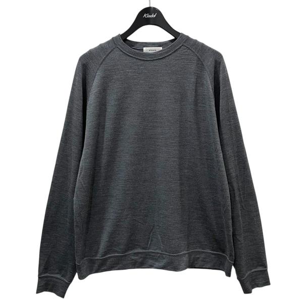 アルヴァナ alvana24AW ラグランスリーブニットセーター Merino Wool L／S Sweat Tee Shirts メリノウールロングスリーブスウェットTシャツ【ランク】「中古品・比較的綺麗な商品」【詳細説明】アルヴァナの2...