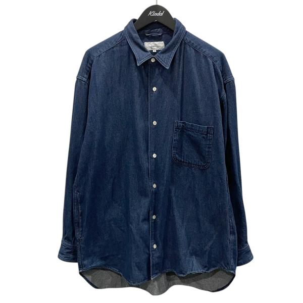 フォル FOLL24SS デニムシャツ cotton linen denim big daily shirt コットンリネン デニムビッグデイリーシャツ 24050684000410【ランク】「中古品・比較的綺麗な商品」【詳細説明】フォルの...