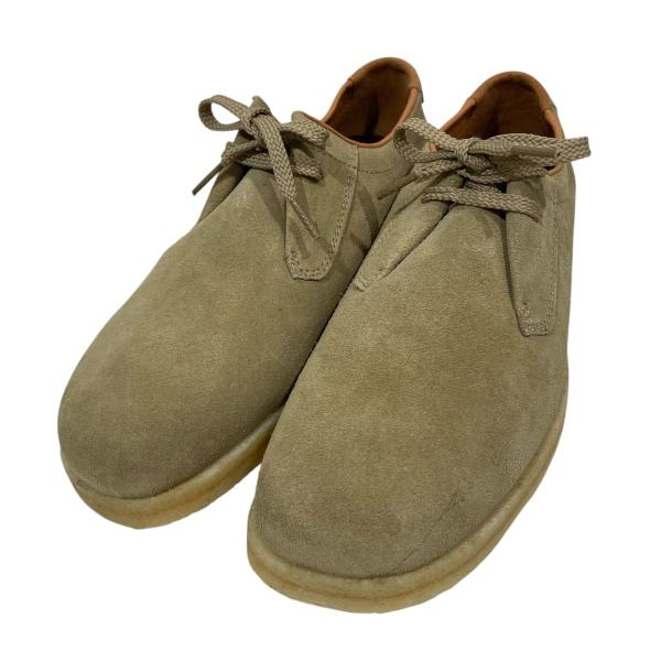 パドモア＆バーンズ PADMORE＆BARNESクレープソールスウェードプレーントゥシューズ P500【ランク】「中古品・比較的綺麗な商品」【詳細説明】パドモア＆バーンズのクレープソールスウェードプレーントゥシューズ P500です。【M/L...